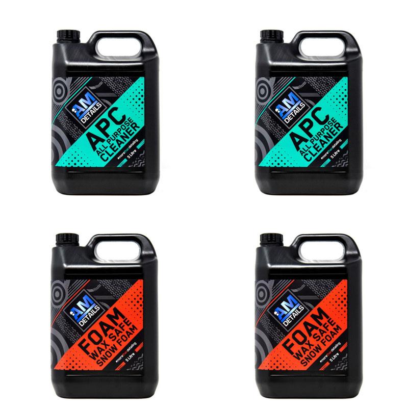 AMDetails 5 Litre Bulk - Pre Wash Bundle - AM APC + AM Foam – AM Details
